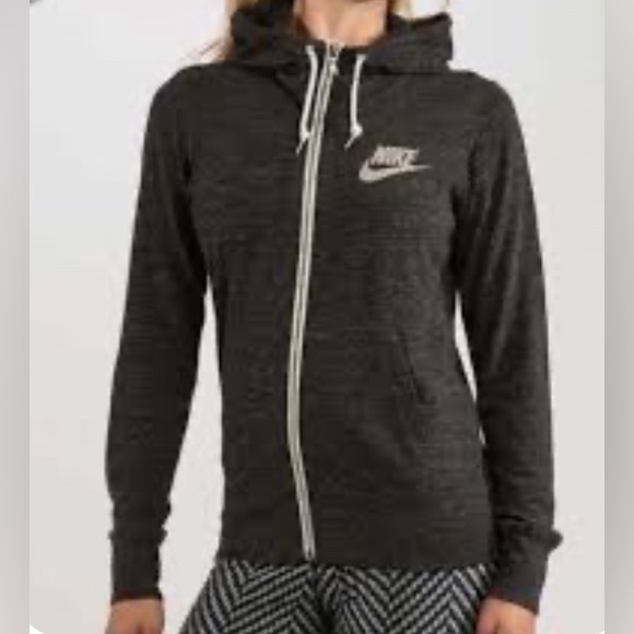 Nike | Jackets & Coats | Nike Salt And Pepper Athletic Zip Up Jacket Size Kids Girls Extra Large ...